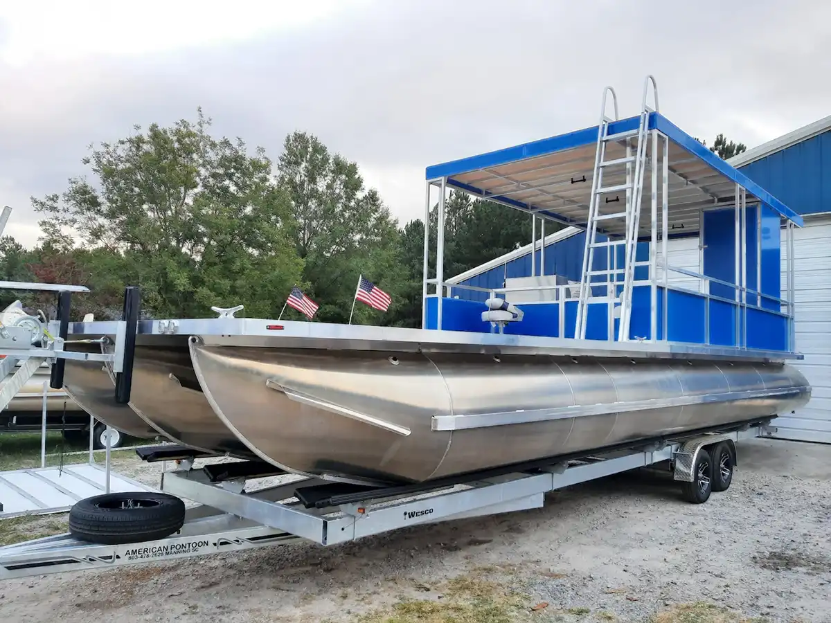 Custom Pontoon Work Platforms - American Pontoon Company USA